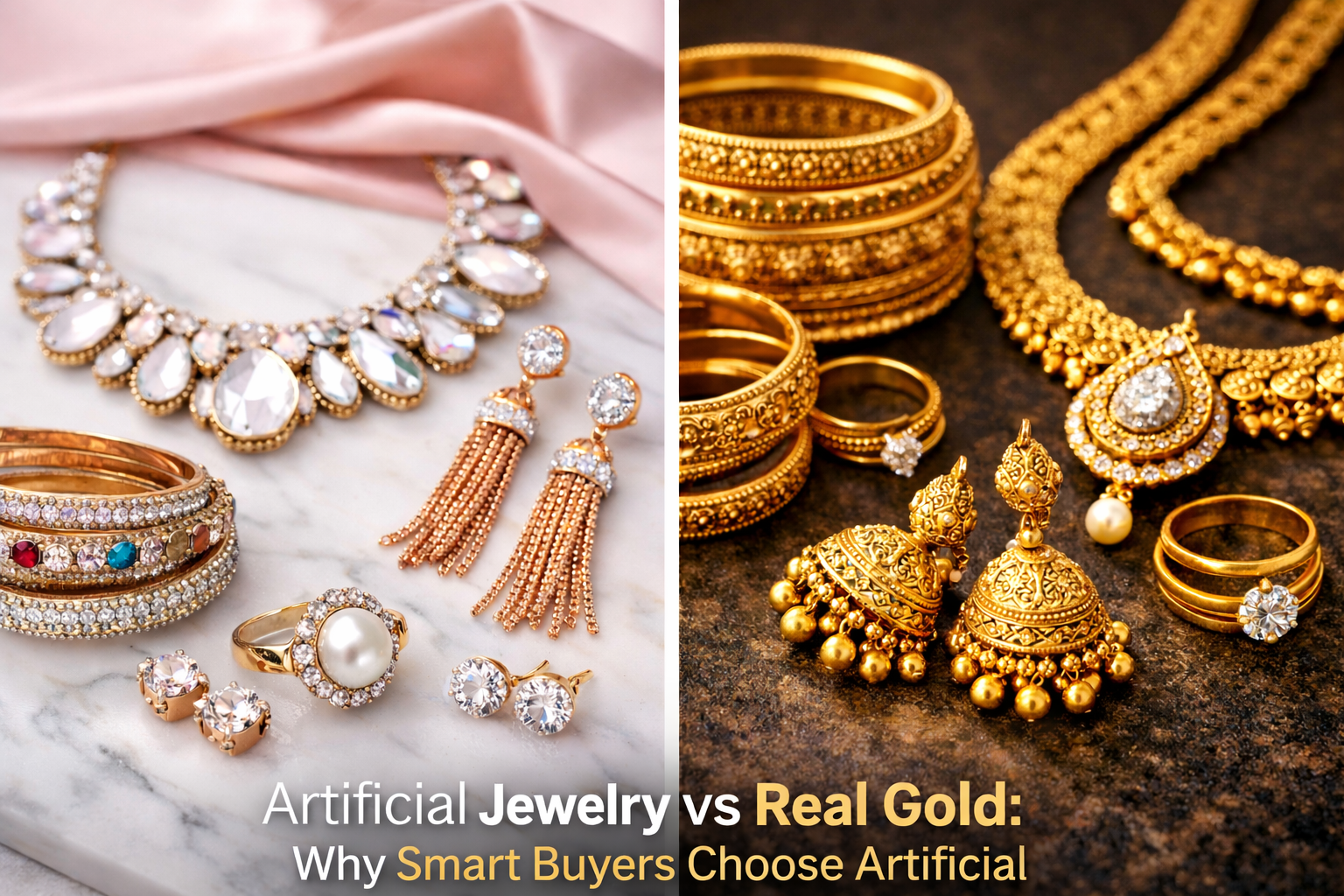 Artificial Jewelry vs Real Gold: Why Smart Buyers Choose Artificial